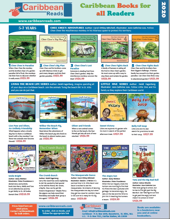 Caribbean books for sale-the best in childrens' books and books for adults